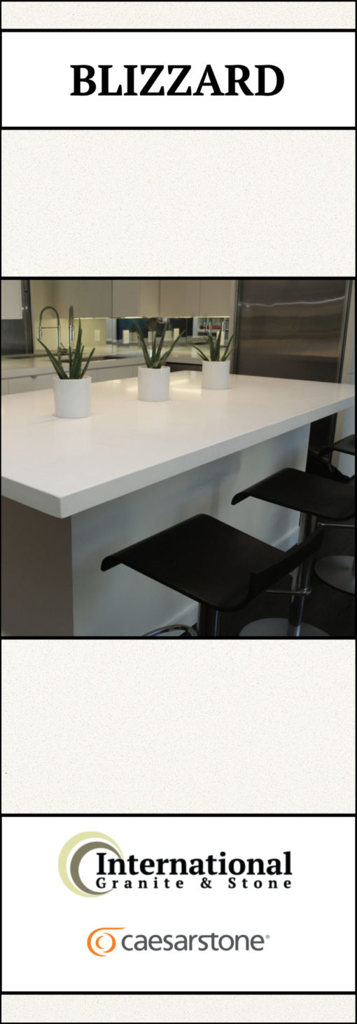 Blizzard Caesarstone Quartz – Contractor Source